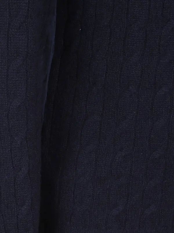 DRUMOHR Round-neck Cable-knit Sweater