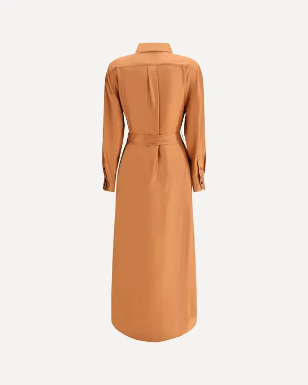 TOM FORD Classic Collar Shirt Dress With Belt