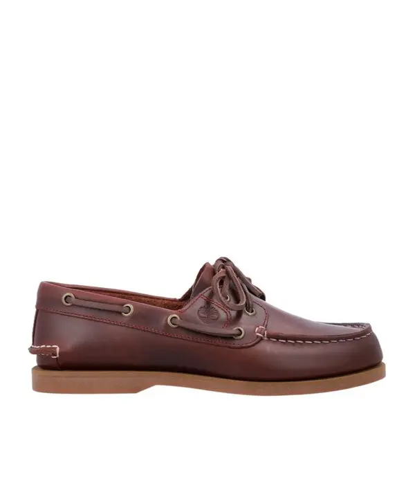 Timberland Classic Boat 2 Eye Lace-up Loafers - Burgundy
