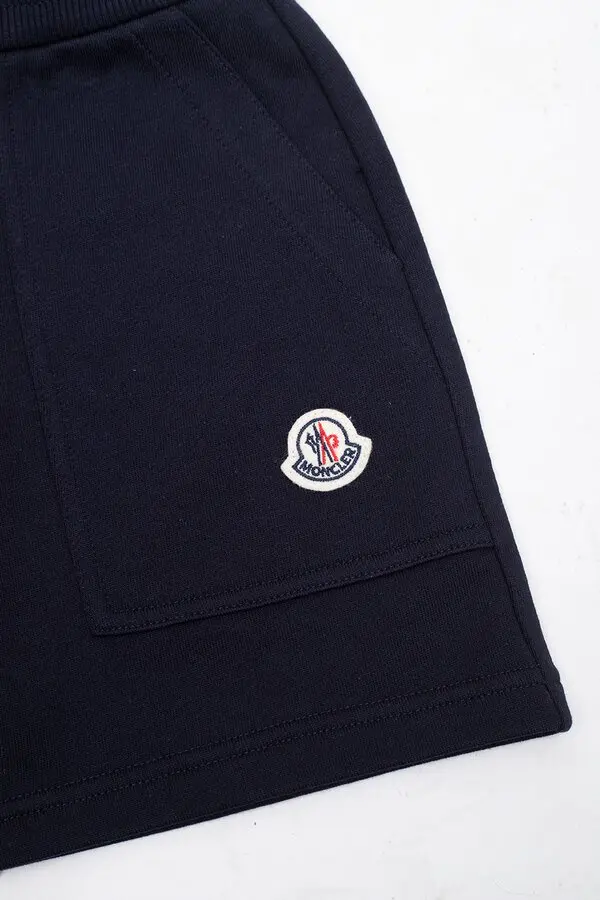 Moncler Logo-patch Cotton Shorts