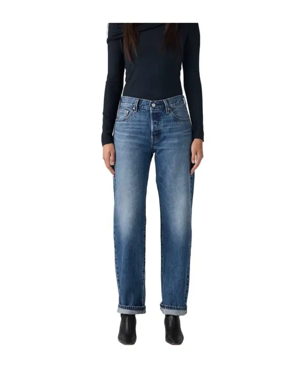 LEVI'S High-rise Straight Jeans - Blue