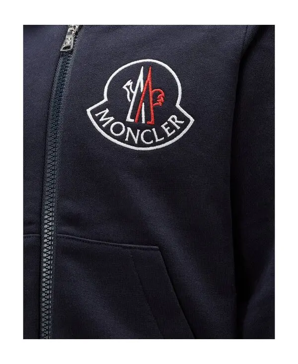 Moncler Logo-patch Zip-up Hoodie