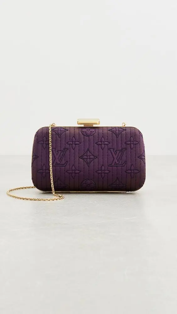 Shopbop Louis Vuitton Motard Minaudiere Handbag - Purple