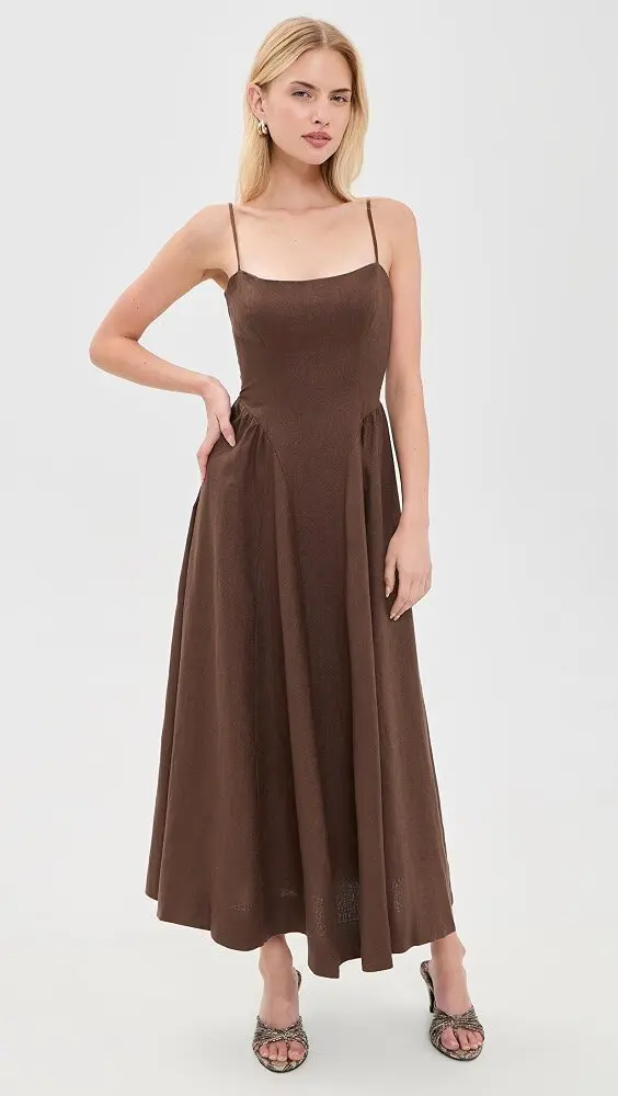 REFORMATION Neri Linen Dress
