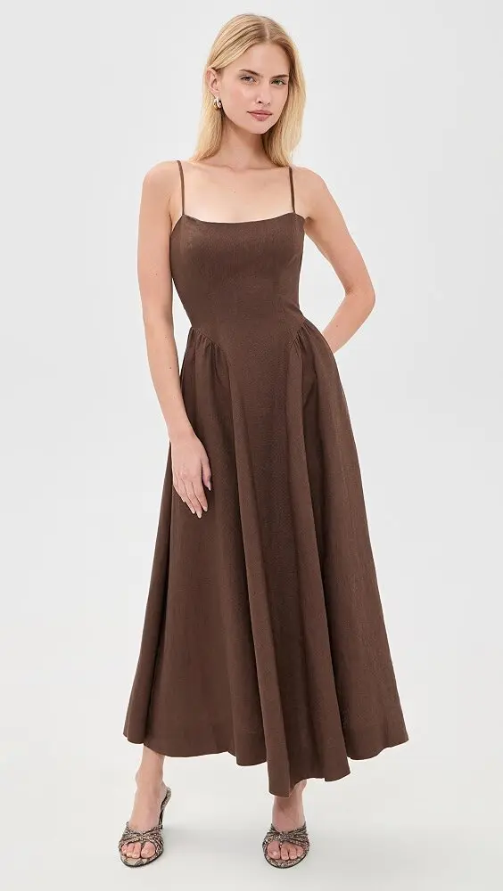 REFORMATION Neri Linen Dress