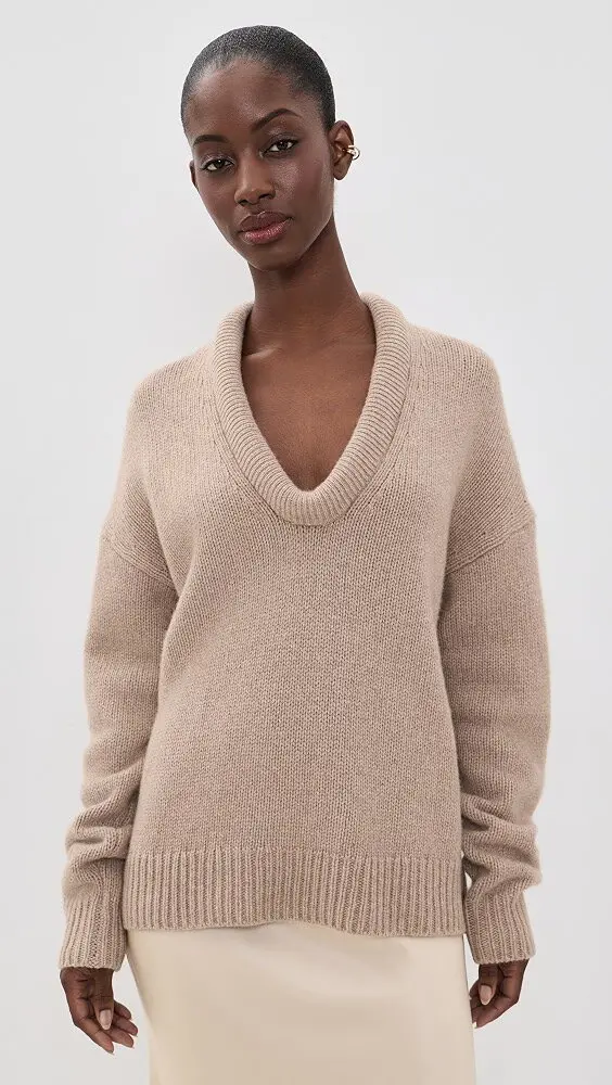 REFORMATION Jonie Cashmere Oversized Pullover