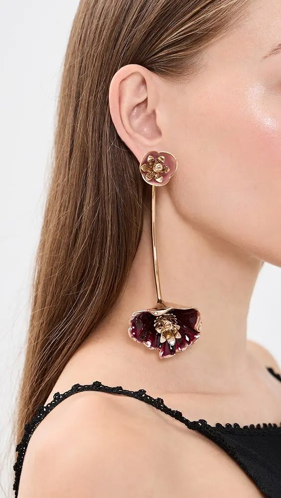Rabanne Floral Drop Earrings