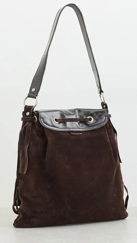 Shopbop Saint Laurent Suede Saint Shoulder Bag