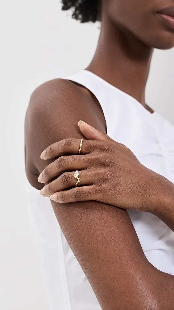 Shay Diamond Marquise Wave Ring