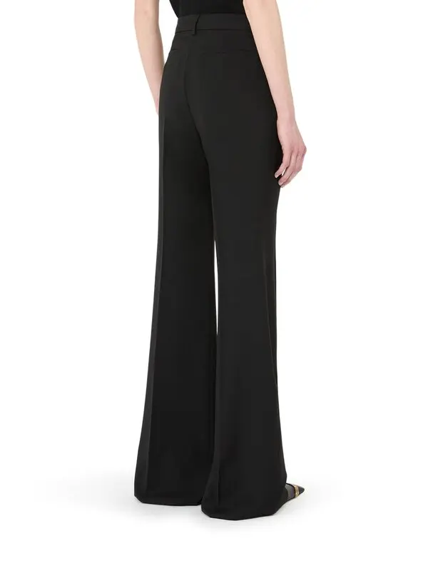 Sportmax Flared Trousers In Stretch Wool