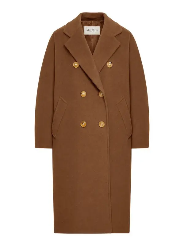 Max Mara Madame Double-breasted Coat - Brown