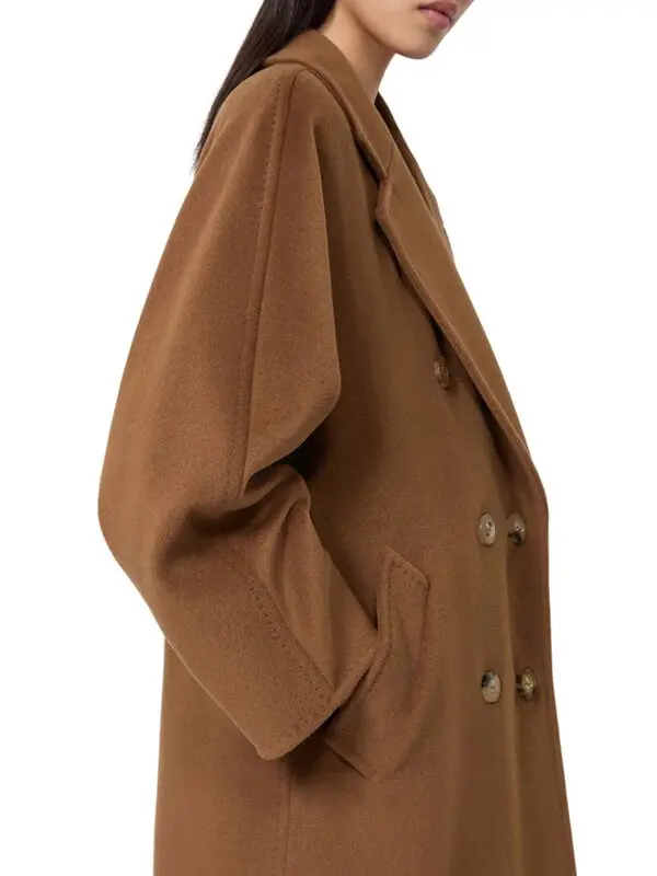 Max Mara Madame Double-breasted Wool And Cashmere Coat
