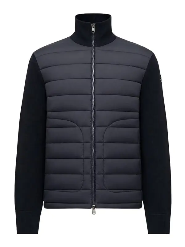 Moncler Padded Zip-up Cardigan - Blue