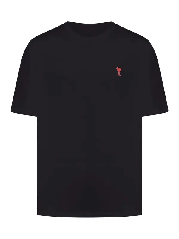 AMI Paris De Couer T-shirt - Black