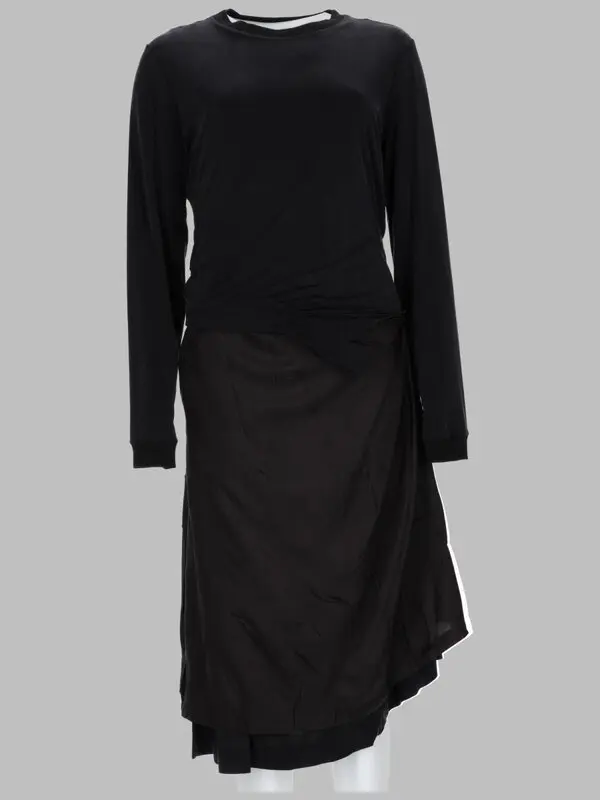 MAISON MARGIELA Long Sleeve Shirt With Asymmetrical Skirt