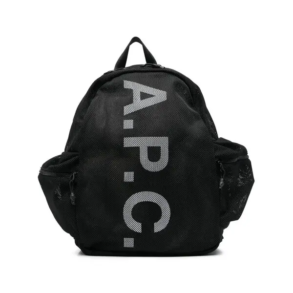 A.p.c. Mesh Backpack With Logo