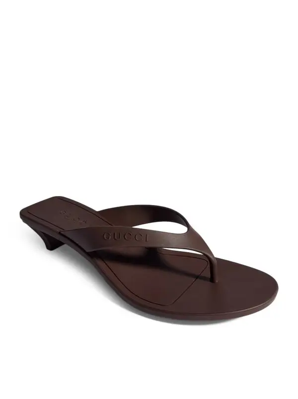 Gucci Vittoria Sandal In Rubber
