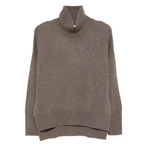 LISA YANG Cashmere Turtleneck Sweater - Brown