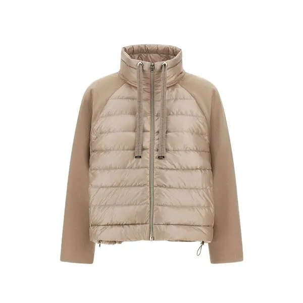 Herno Neutrals Jackets Puffer Jackets - Cream