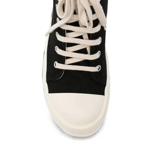 Rick Owens High Top Lace-up Sneakers