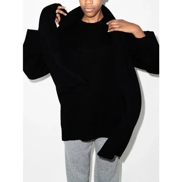LISA YANG Cashmere Crew Neck Long Sleeve Jumper