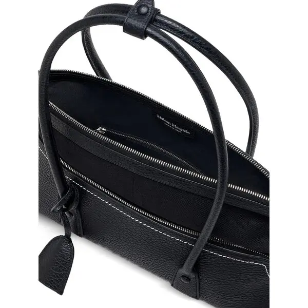 MAISON MARGIELA Leather Shoulder Bag With Zip Top