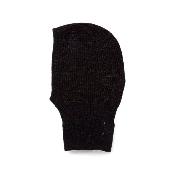 MAISON MARGIELA Ribbed Knit Balaclava - Black