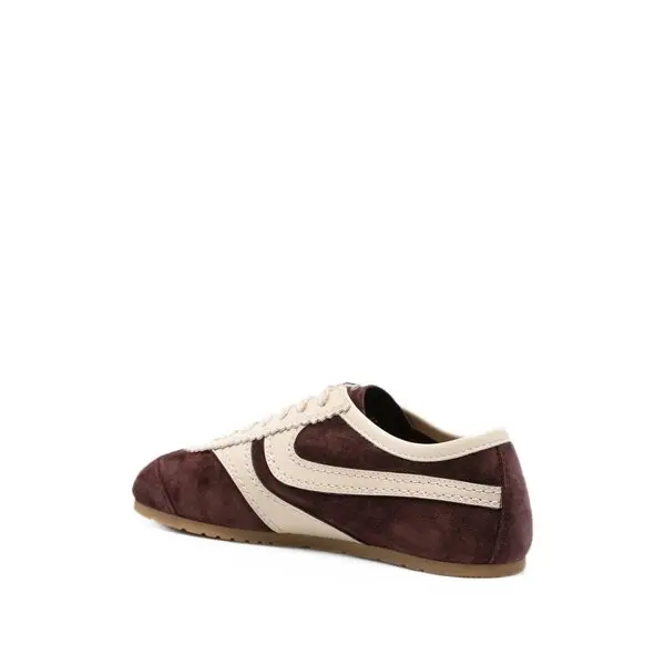 Dries Van Noten Suede Panel Sneakers - Brown