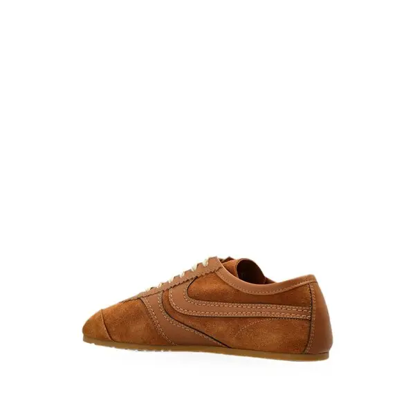 Dries Van Noten Suede And Leather Lace-up Shoes - Brown