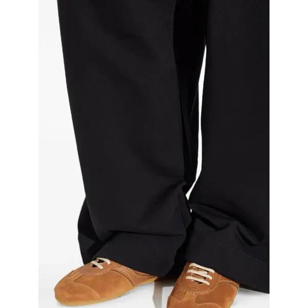 Dries Van Noten Suede And Leather Lace-up Shoes - Brown