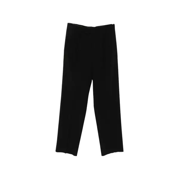Giorgio Armani Trousers Wide-leg Trousers - Black