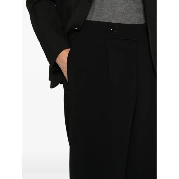 Giorgio Armani Wide-leg Wool Trousers