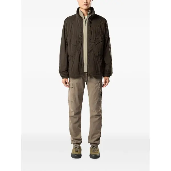 Stone Island Cotton Cargo Trousers