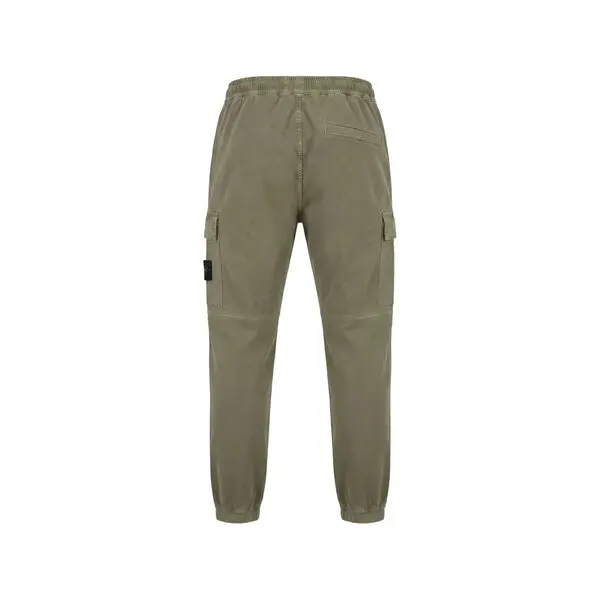 Stone Island Cotton Cargo Trousers