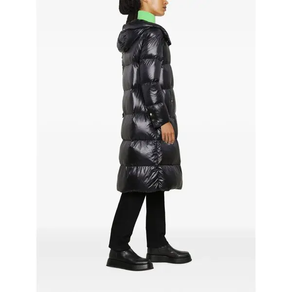 Herno Quilted Down Parka Coat - Black
