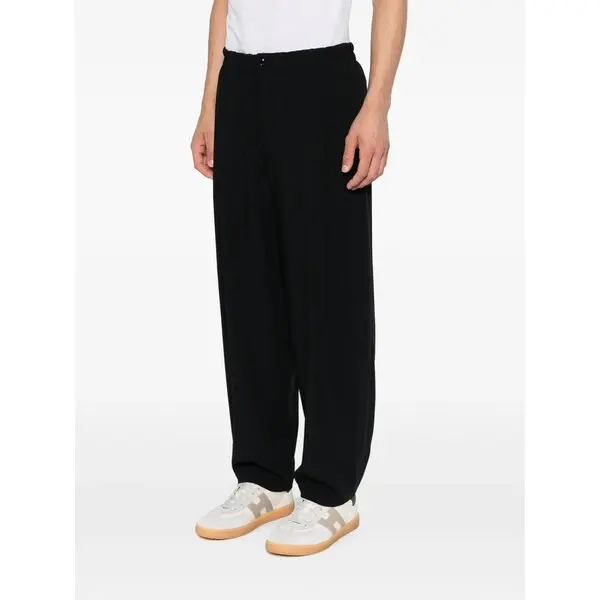Giorgio Armani Virgin Wool Trousers - Blue