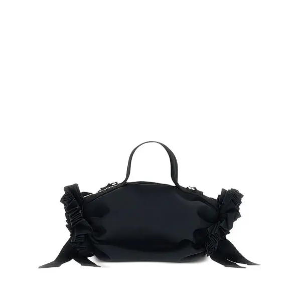 Simone Rocha Ruffled Clutch Bag - Black