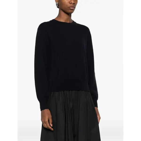 LISA YANG Cashmere Long Sleeve Pullover - Cream