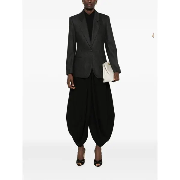 Giorgio Armani Grey Wool Blend Blazer