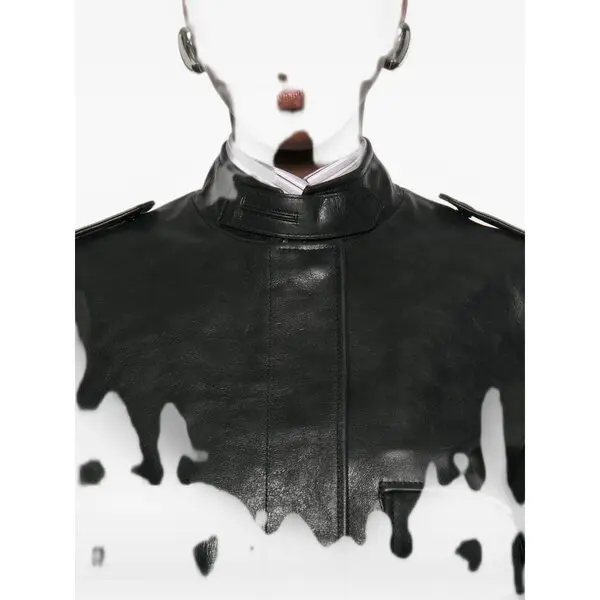 TOM FORD Leather Epaulette Jacket