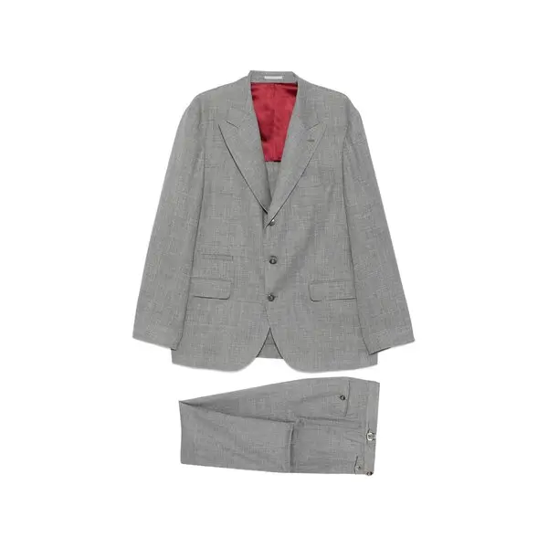 Valentino Garavani Grey Suits Single Breasted Suits - Gray