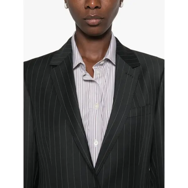 TOM FORD Pinstripe Wool And Mohair Blazer
