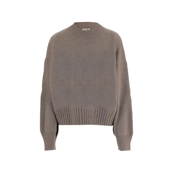 Malo Ribbed Cashmere Jumper - Brown