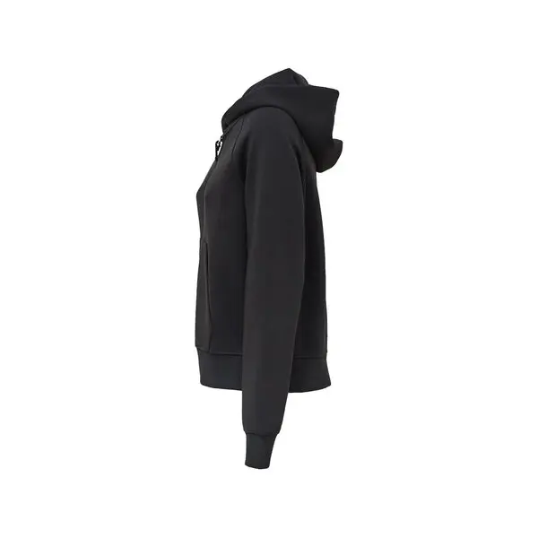 Max Mara Hooded Zip-up Hoodie With Embroidered Logo