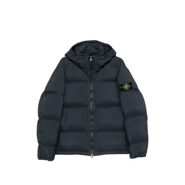 Stone Island Padded Ripstop Down Jacket - Blue
