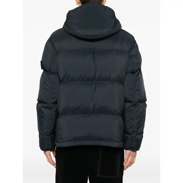 Stone Island Padded Ripstop Down Jacket - Blue