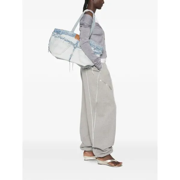 Alexander Wang Deconstructed Denim Tote Bag - Blue