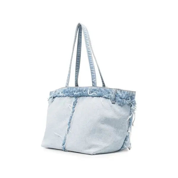 Alexander Wang Deconstructed Denim Tote Bag - Blue