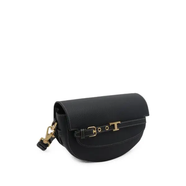 TOD'S Leather T Timeless Satchel Bag