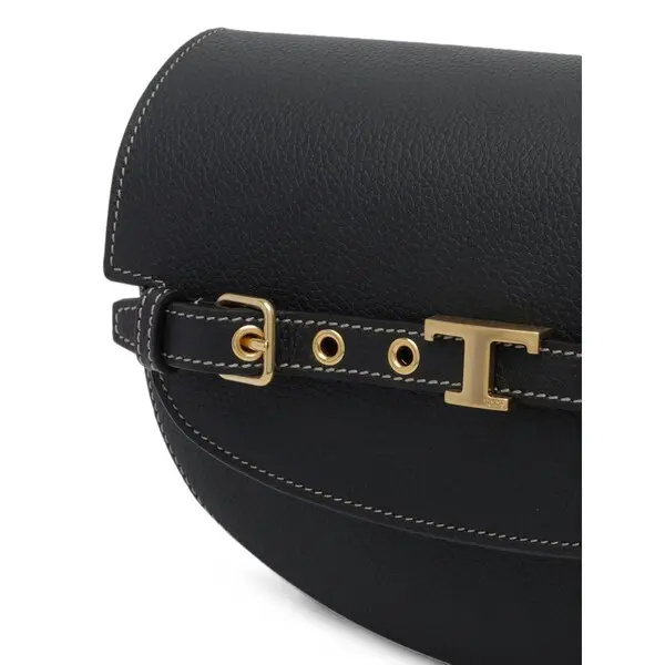 TOD'S Leather T Timeless Satchel Bag